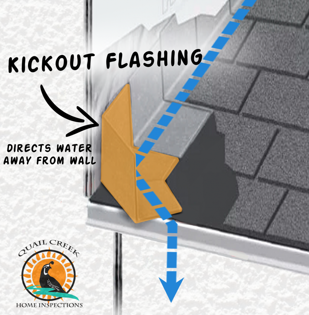 The Vital Role of Kick-Out Flashing - Quail Creek Home Inspections